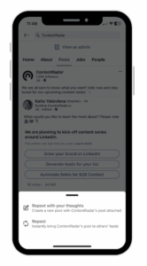 How to Repost on LinkedIn (Step by Step) - ContentRadar